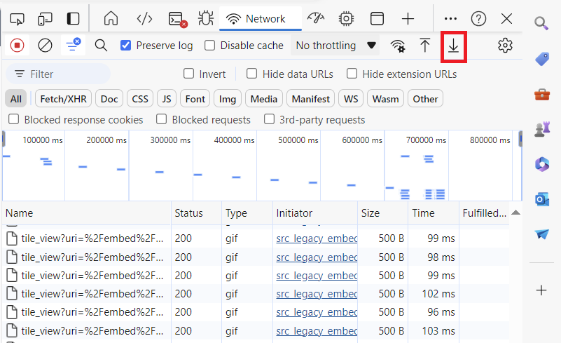 How to Generate a HAR File – ZiftONE