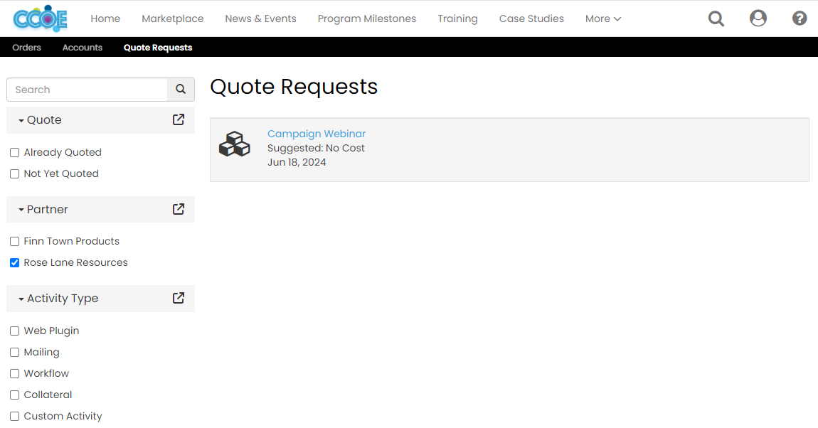 About Quote Requests – ZiftONE