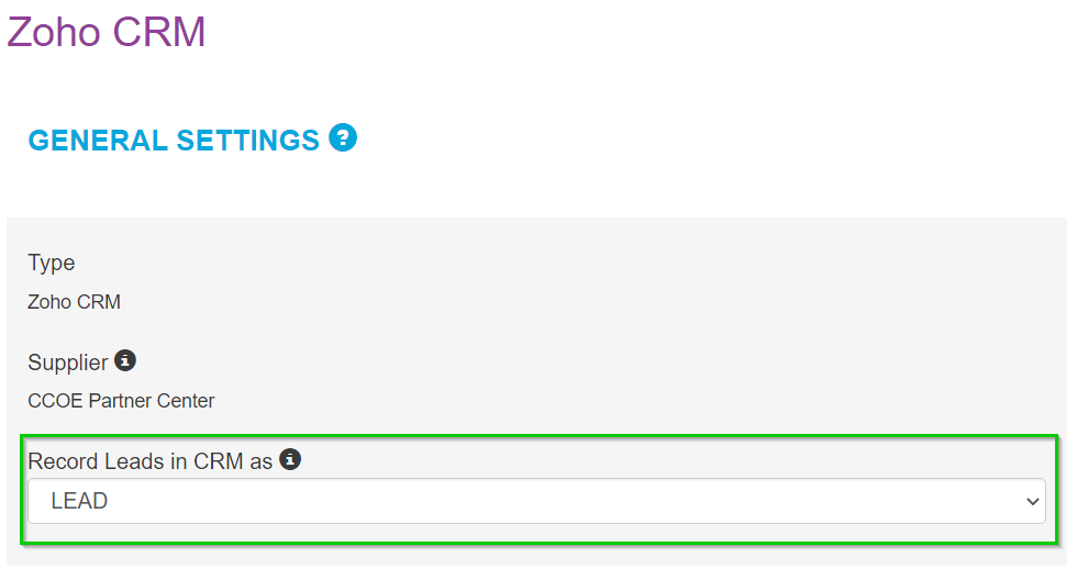 Zoho CRM Integration Guide – ZiftONE