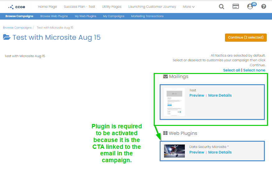 Activate Campaigns – ZiftONE